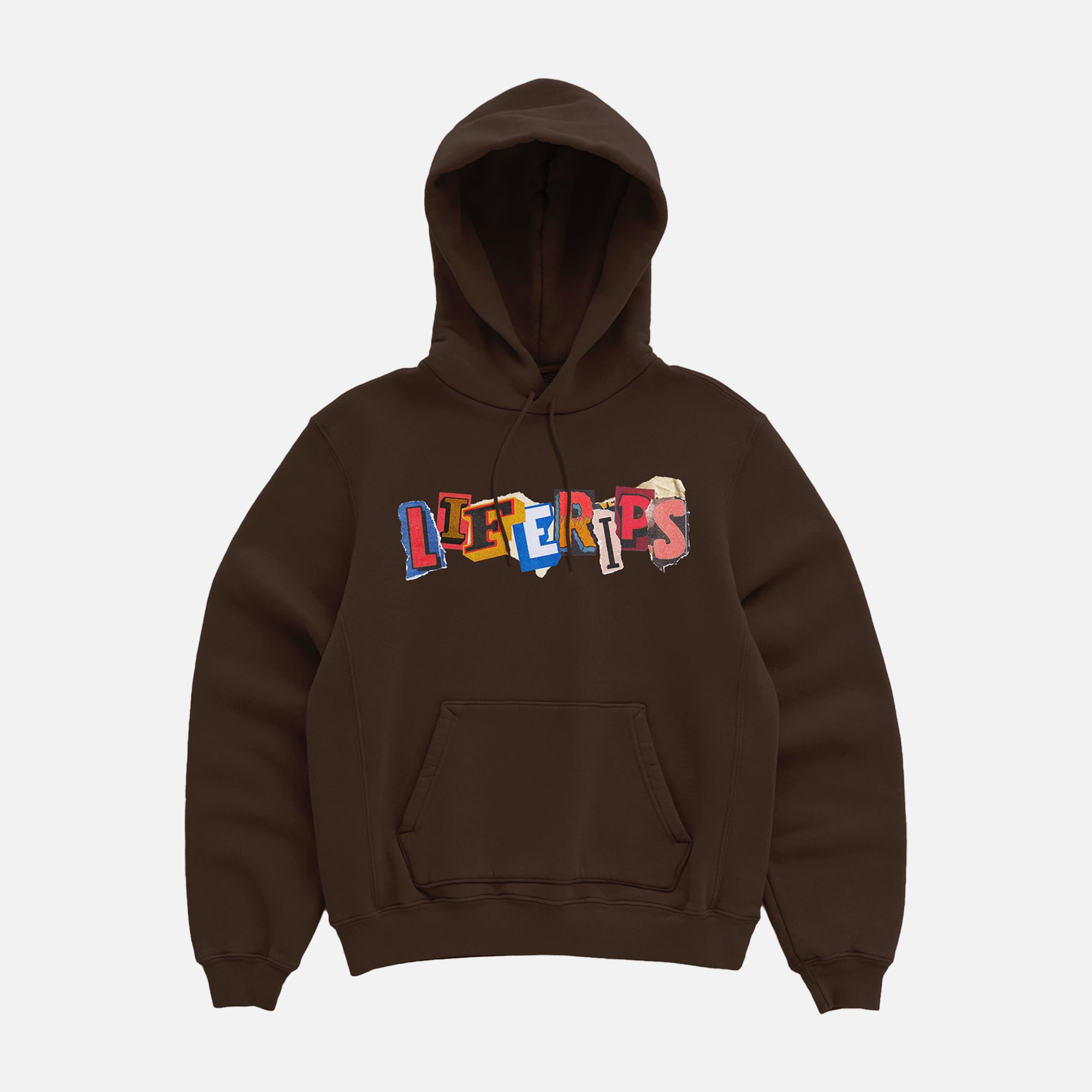 Life Rips Ransom Brown Hoodie