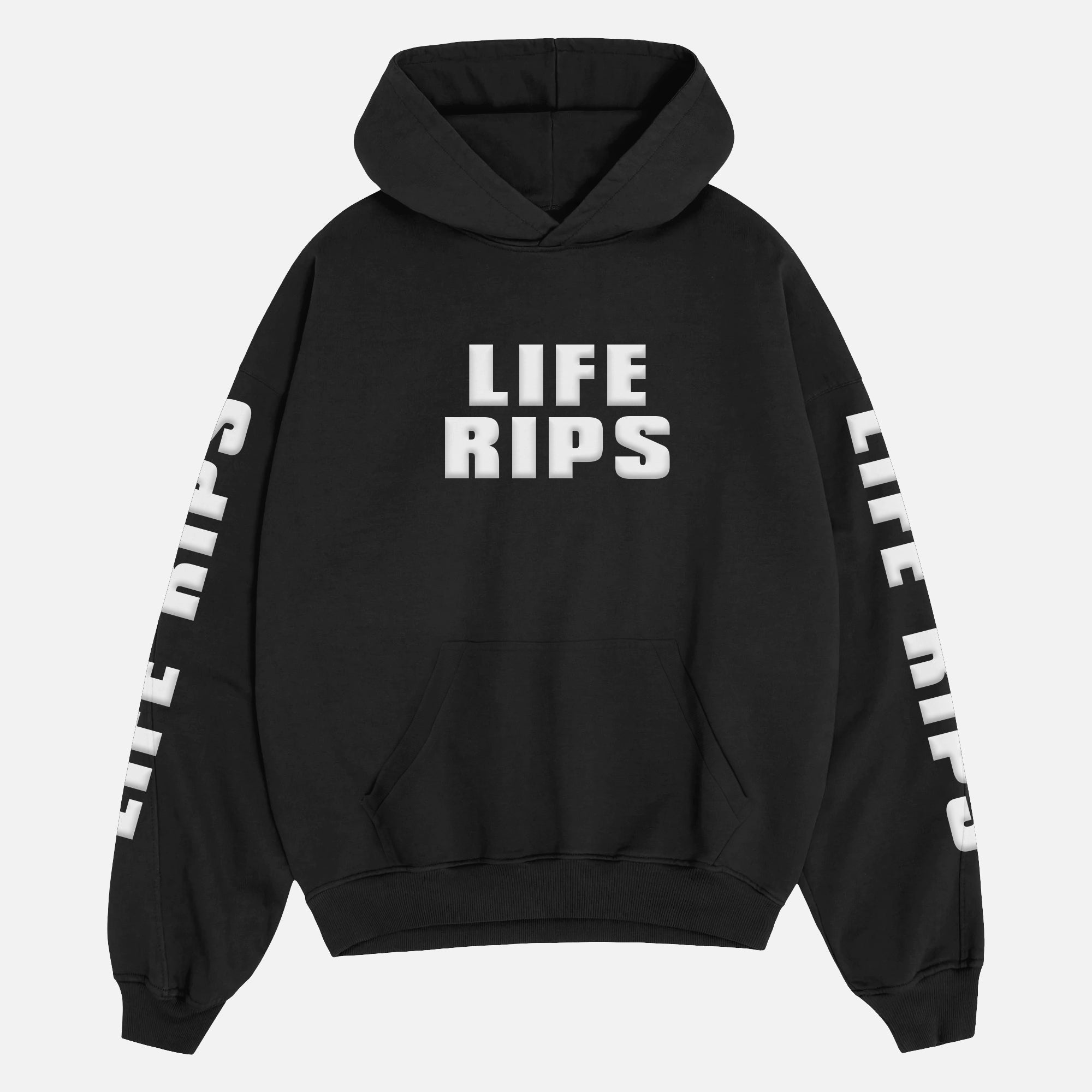 Life Rips Black Hoodie