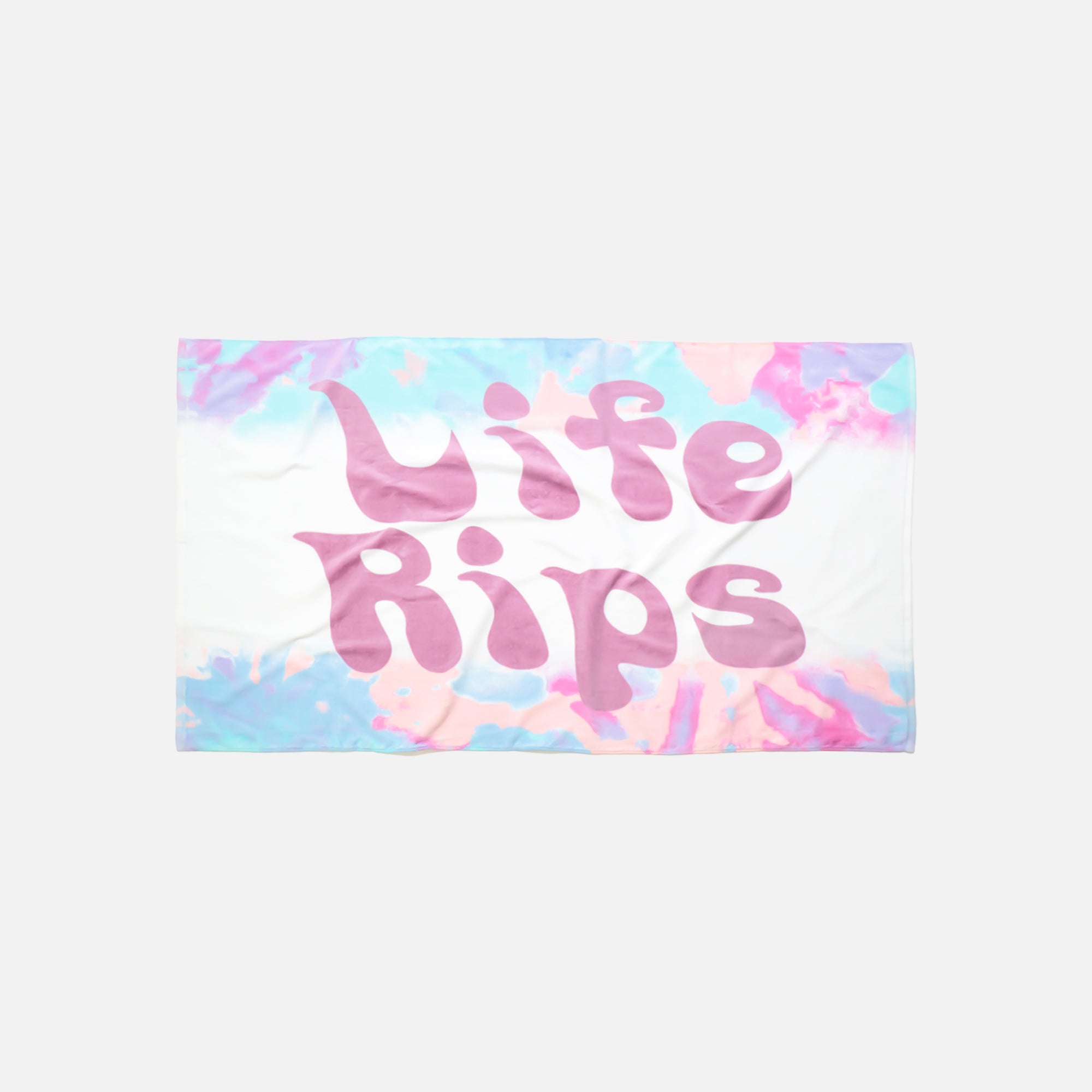Life Rips Custom Dye Beach Towel
